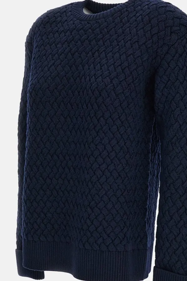 Bottega Veneta Intrecciato Wool Sweater - Multicolor
