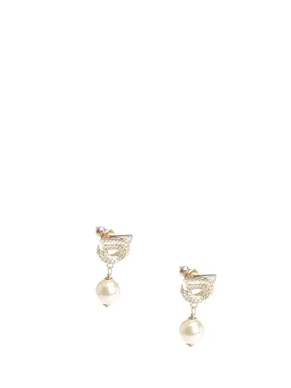 FERRAGAMO Gancini Earrings - Gold