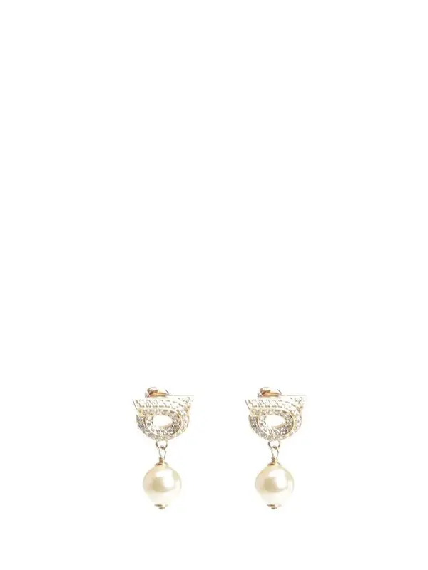 FERRAGAMO Gancini Earrings - Gold