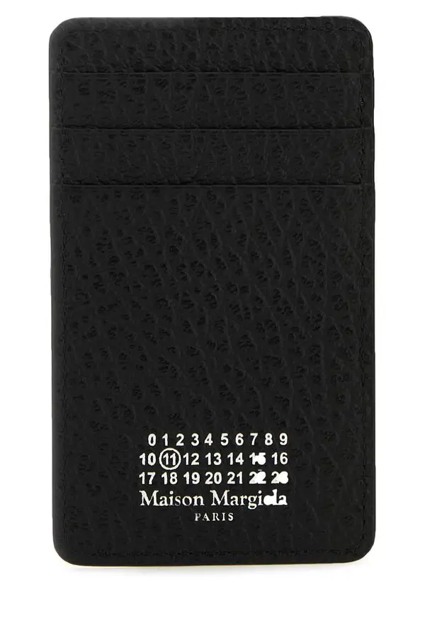 MAISON MARGIELA Leather Card Holder - Black