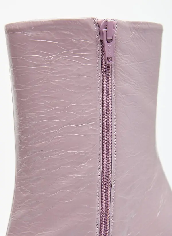 Dries Van Noten Platform Heel Leather Boots