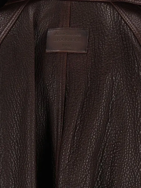 Acne Studios Full Grain Leather Jacket