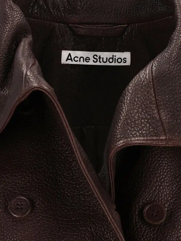 Acne Studios Full Grain Leather Jacket