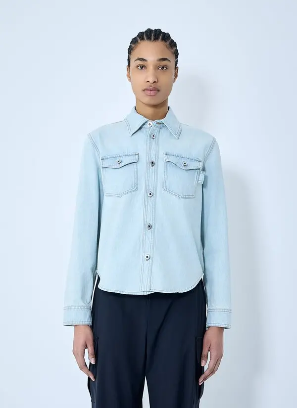 Bottega Veneta Extra Bleach Denim Shirt - Blue