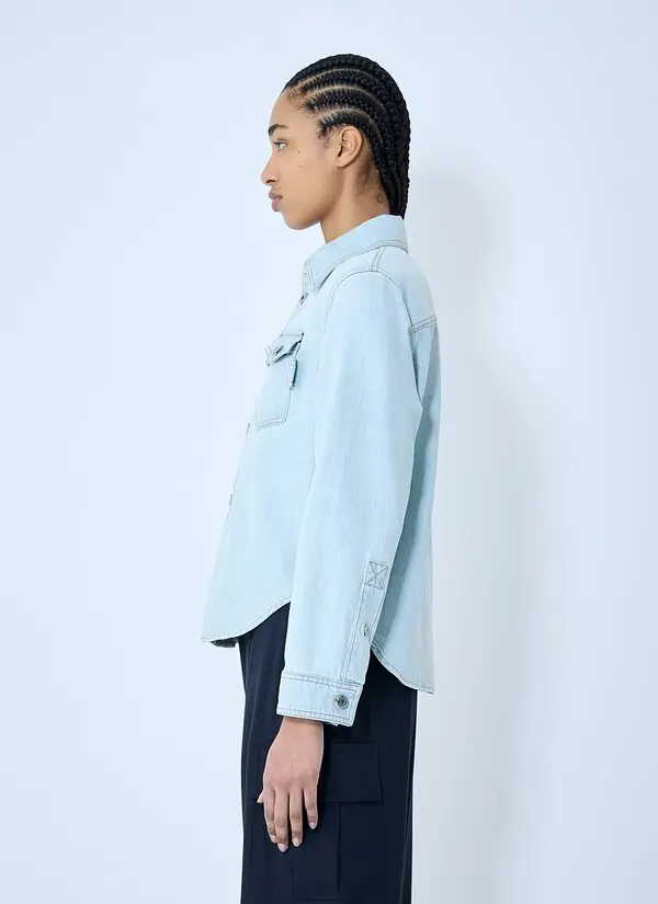 Bottega Veneta Extra Bleach Denim Shirt