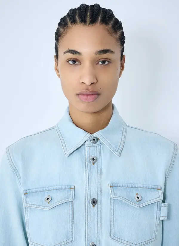 Bottega Veneta Extra Bleach Denim Shirt