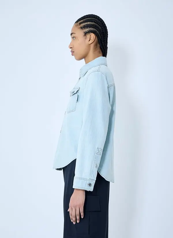 Bottega Veneta Extra Bleach Denim Shirt