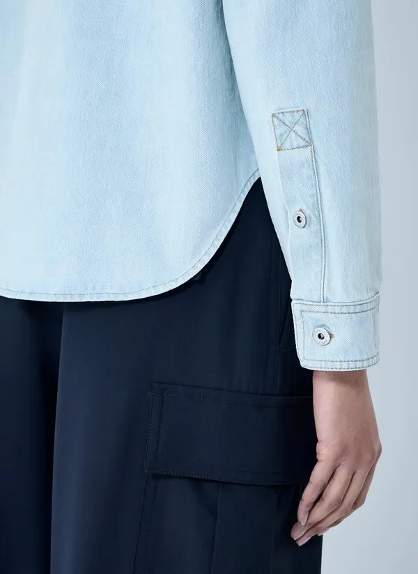 Bottega Veneta Extra Bleach Denim Shirt