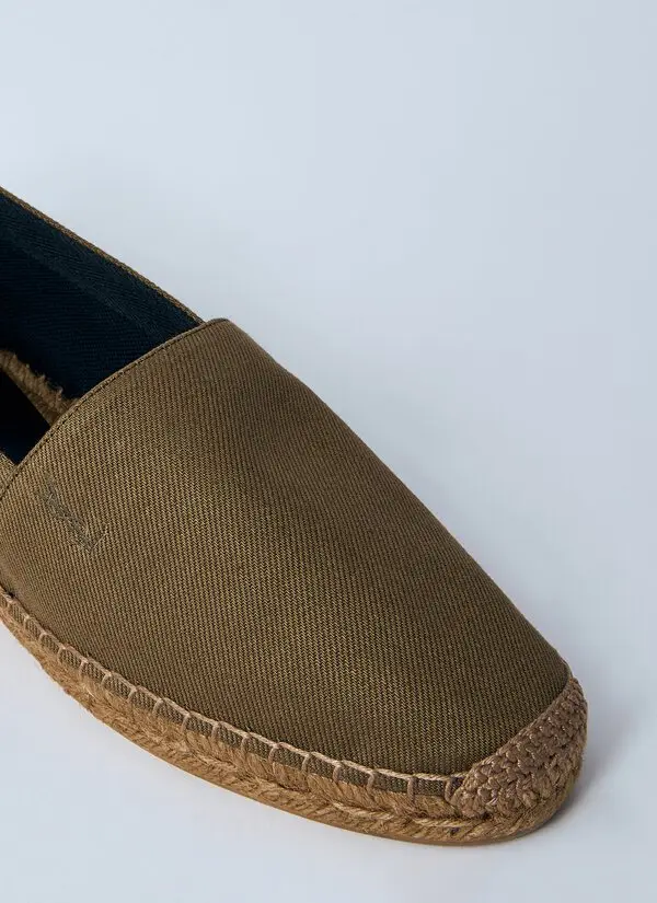 Saint Laurent Cotton Espadrilles - Brown