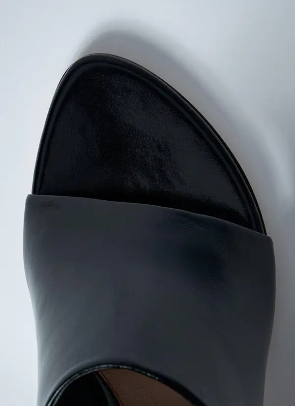 Bottega Veneta Rana Heeled Mules - Black