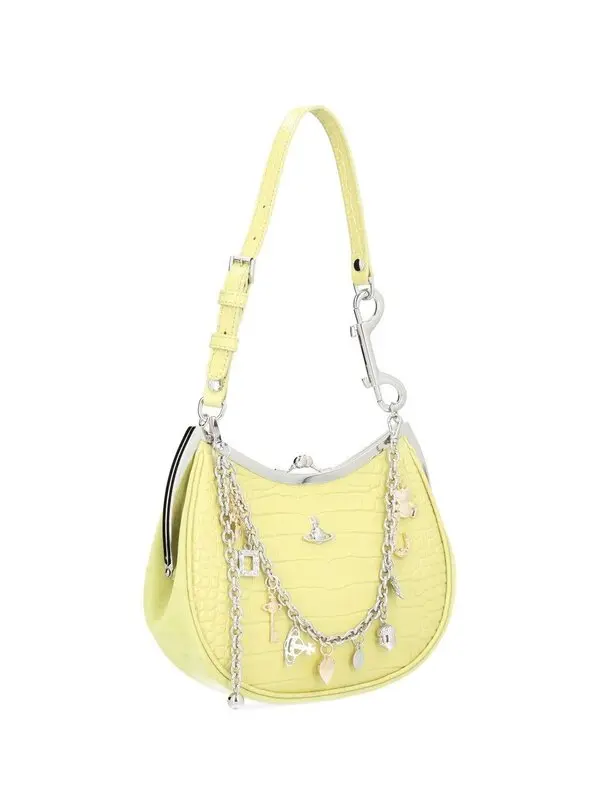 VIVIENNE WESTWOOD Leather Charm Bag