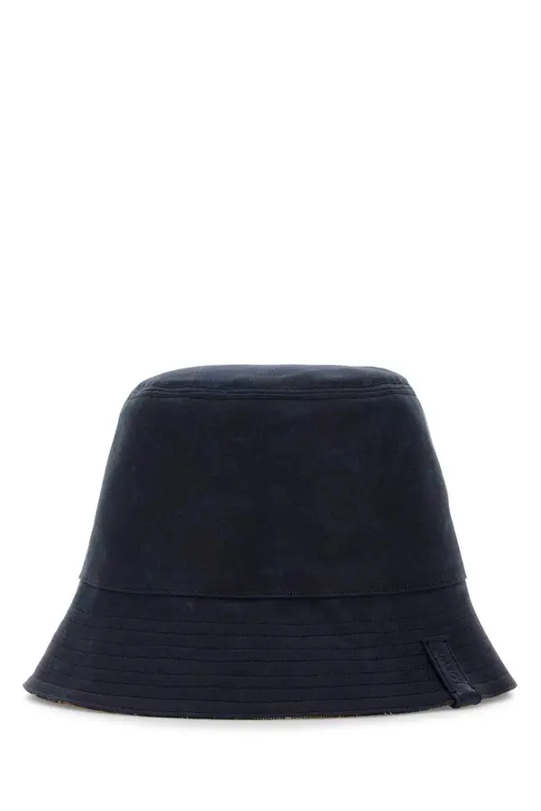 Loewe Navy Canvas Reversibile Bucket Hat - Blue