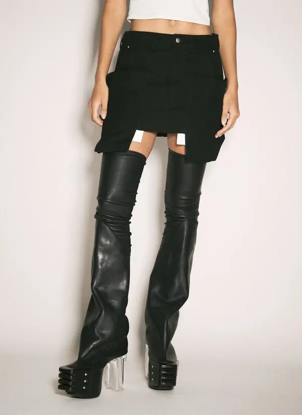 Rick Owens Stefan Mini Skirt