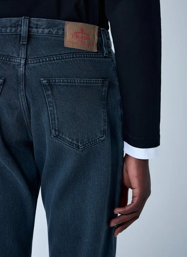 Prada Over-dyed Straight-leg Jeans - Multicolor