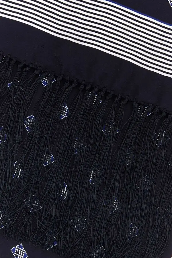 BODE Printed Silk Scarf