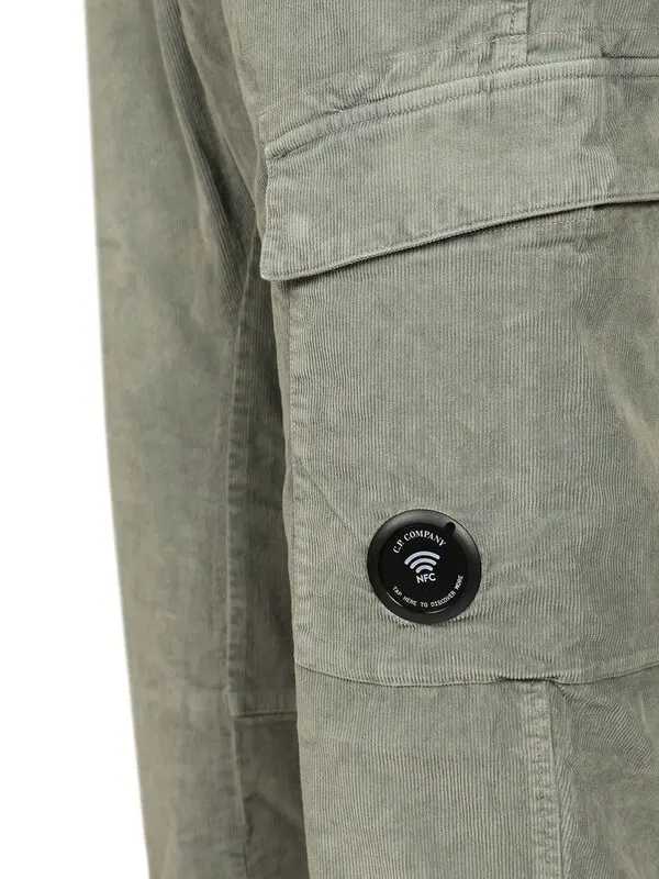 C.P. COMPANY Cotton Corduroy Trousers - Gray