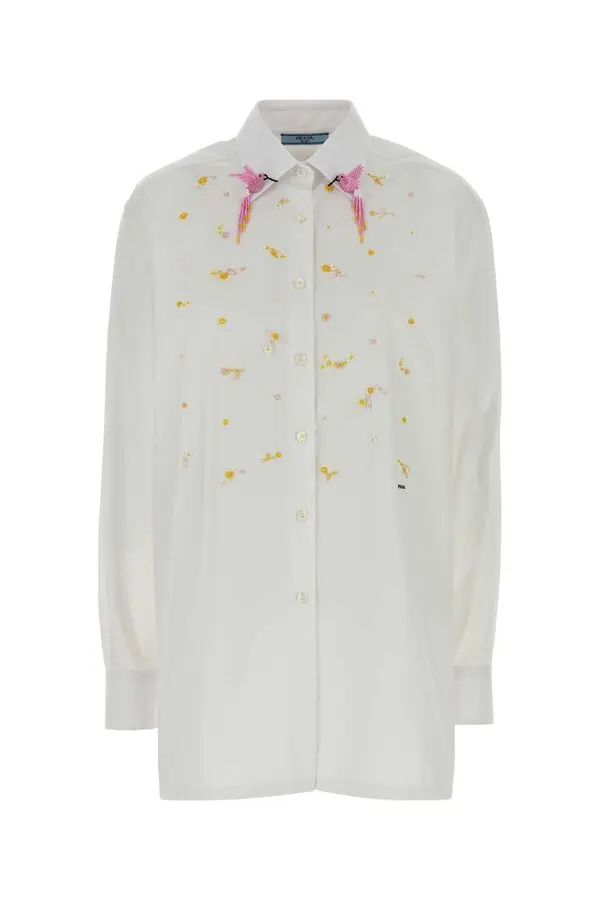 Prada Poplin Shirt - White