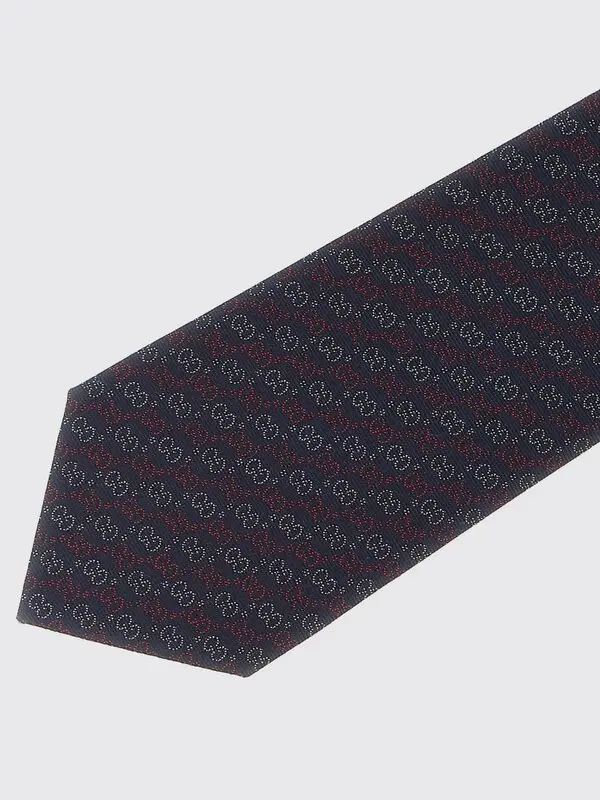 Gucci Gg Monogram Silk Tie