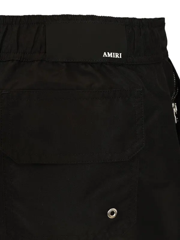 Amiri Nylon Swim Shorts - Black