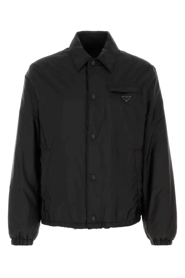 Prada Re-nylon Padded Jacket - Black