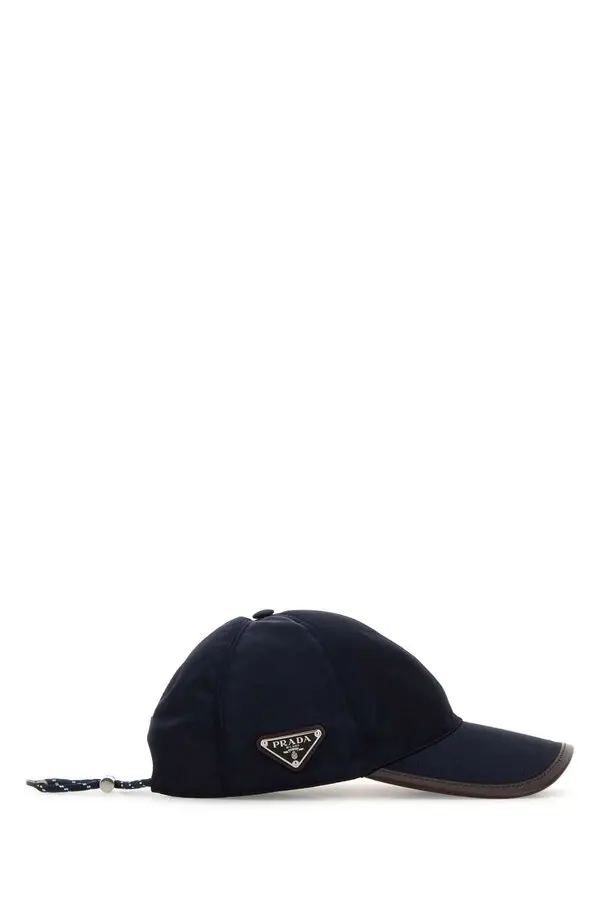 Prada Navy Re-nylon Baseball Cap