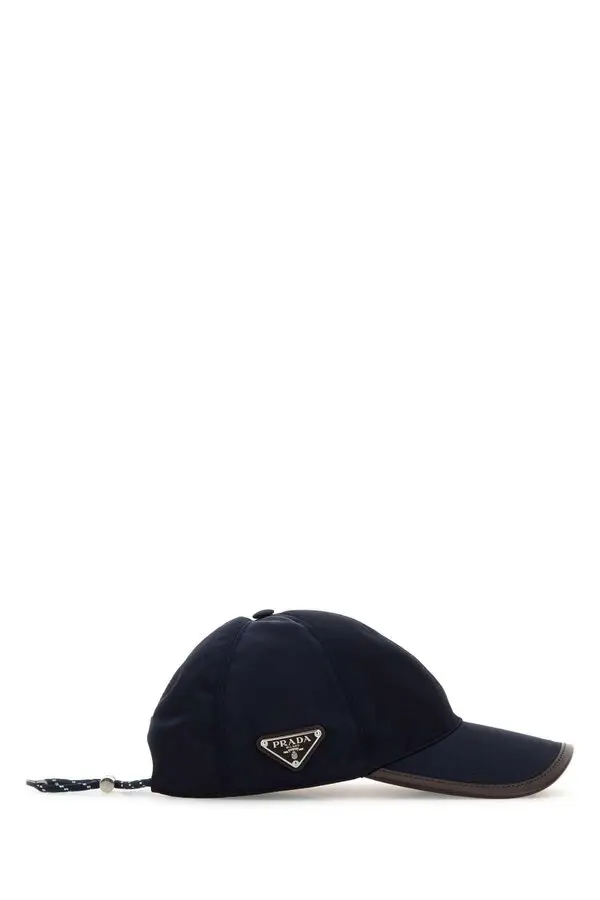 Prada Navy Re-nylon Baseball Cap - Blue