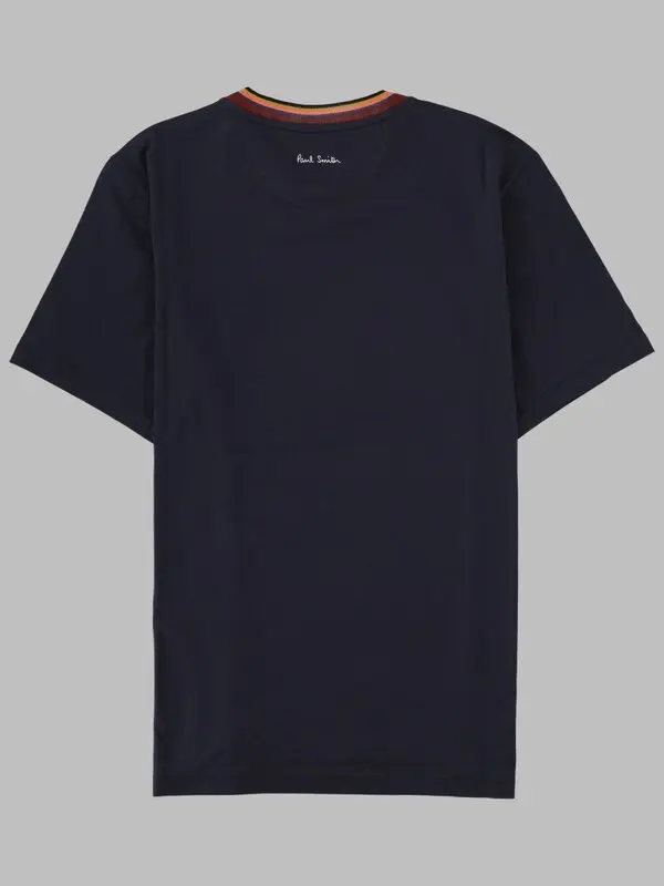 Paul Smith T-shirt Con Collo Stripes Logo