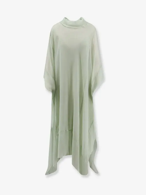 Alberta Ferretti Chiffon Dress - Green
