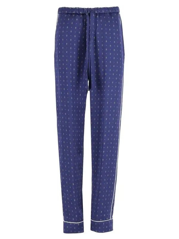 FORTE_FORTE Le Club Pajama Pants - Blue