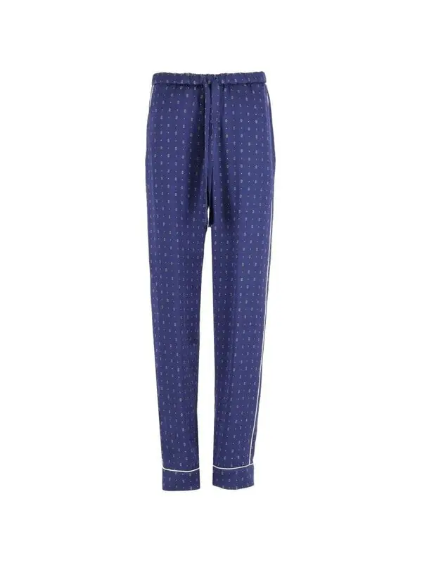 FORTE_FORTE Le Club Pajama Pants - Blue