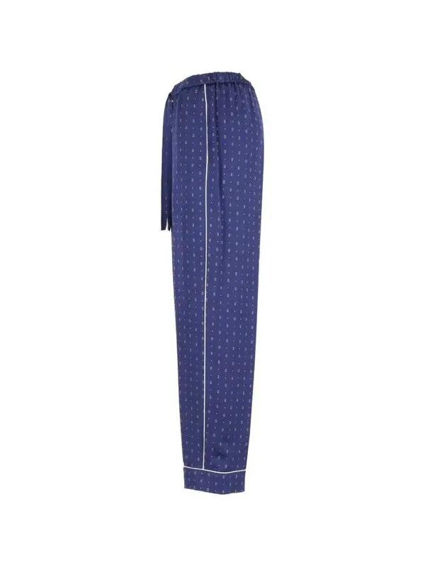 FORTE_FORTE Le Club Pajama Pants - Blue