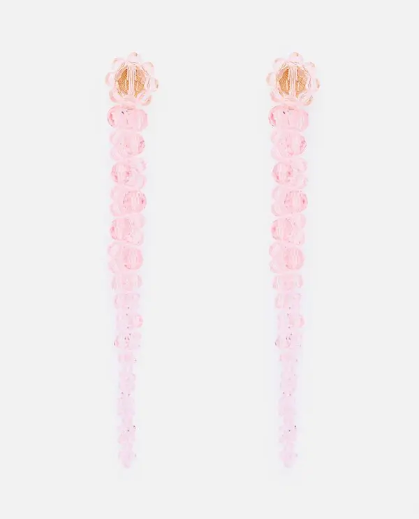 Simone Rocha Drip Crystal Beaded Earrings - Multicolor
