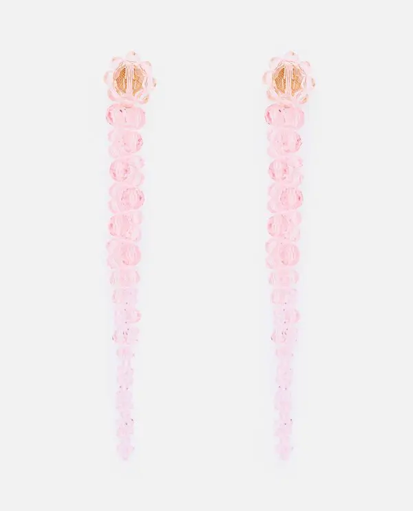 Simone Rocha Drip Crystal Beaded Earrings - Multicolor