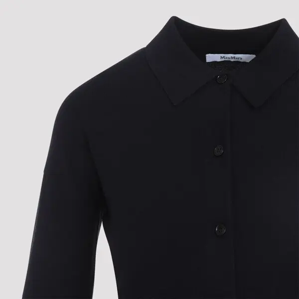 Max Mara Medeola Knit Polo - Blue
