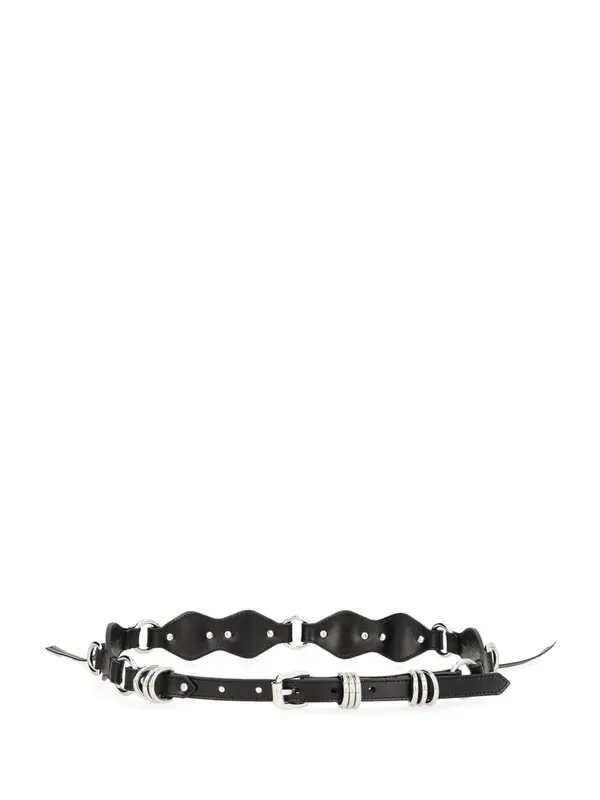 Isabel Marant Étoile Bolton Leather Belt - Black