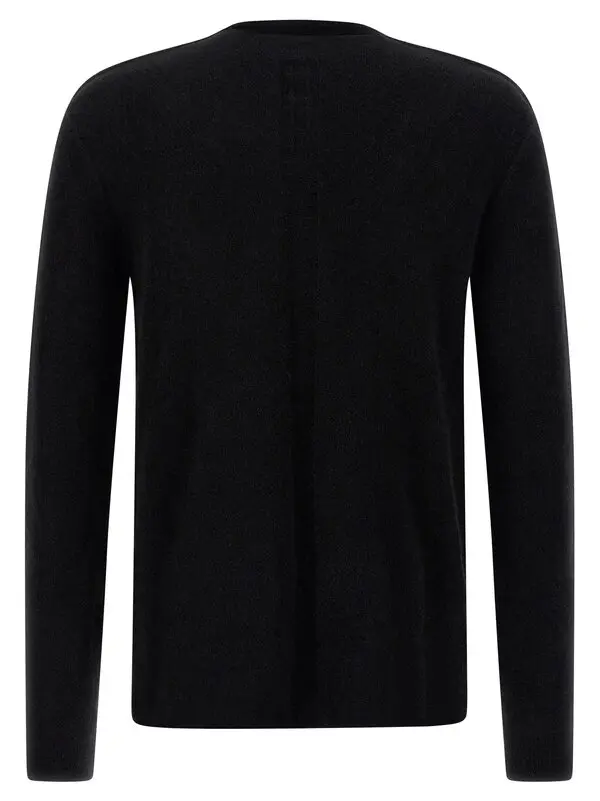 Rick Owens Ls Top' Sweater - Black