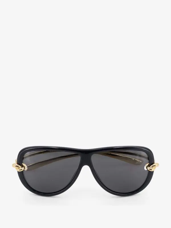 Bottega Veneta Knot Aviator Acetate Sunglasses - Multicolor