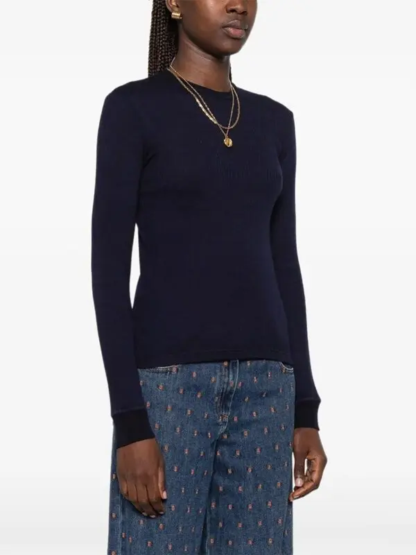 FORTE_FORTE Lightweight Sweater - Blue