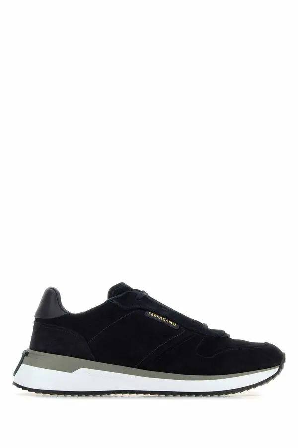 FERRAGAMO Suede Sneakers - Blue