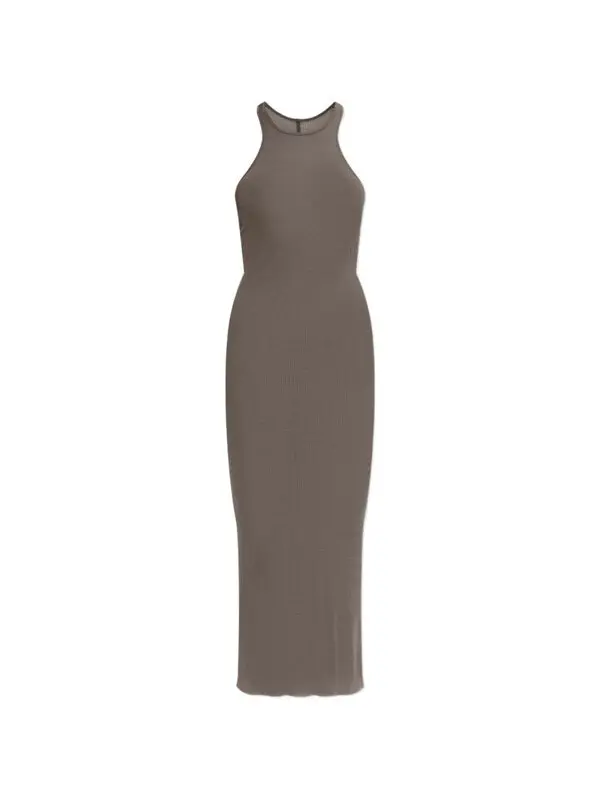 Rick Owens Ribbed Midi Dress - Multicolor