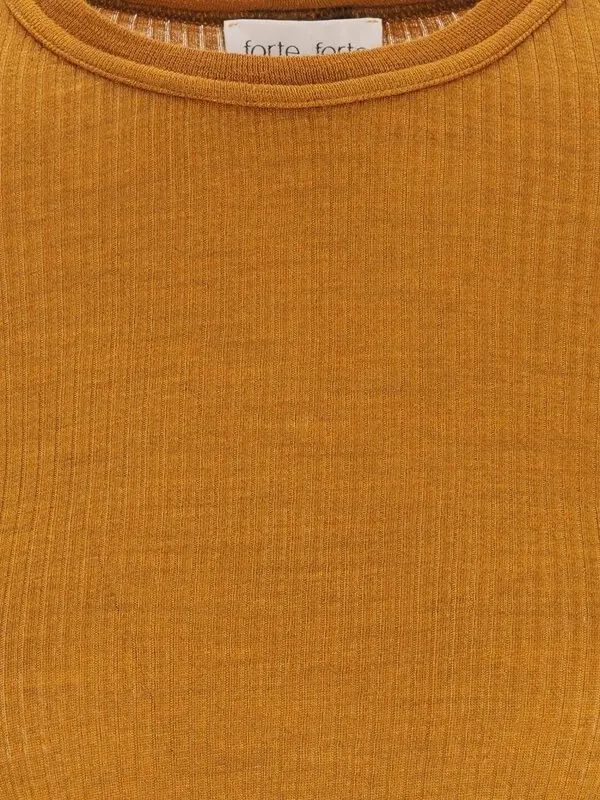 FORTE_FORTE Lightweight Sweater - Brown