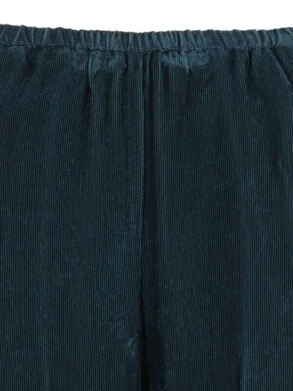 FORTE_FORTE Two-thousand Striped Wide Leg Trousers - Green