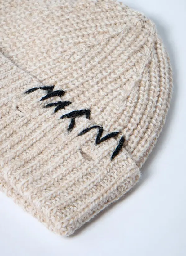 Marni Beanie Hat - Cream