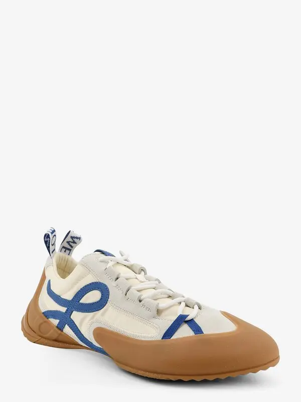 Loewe Grip Nylon And Suede Sneakers With Contrasting Logo On The Side - Multicolor