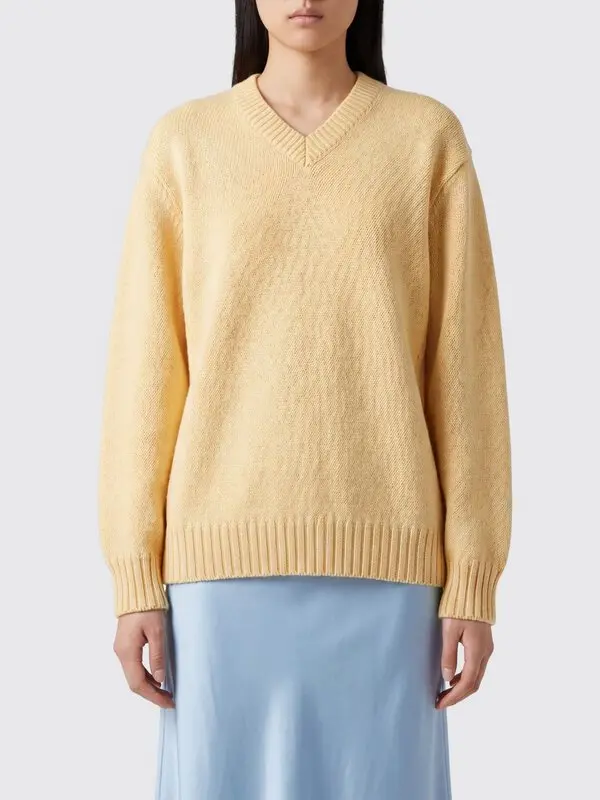 Bottega Veneta V-neck Cashmere Jumper - Cream