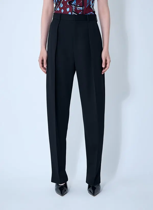 Bottega Veneta Tailored Wool Pants - Black