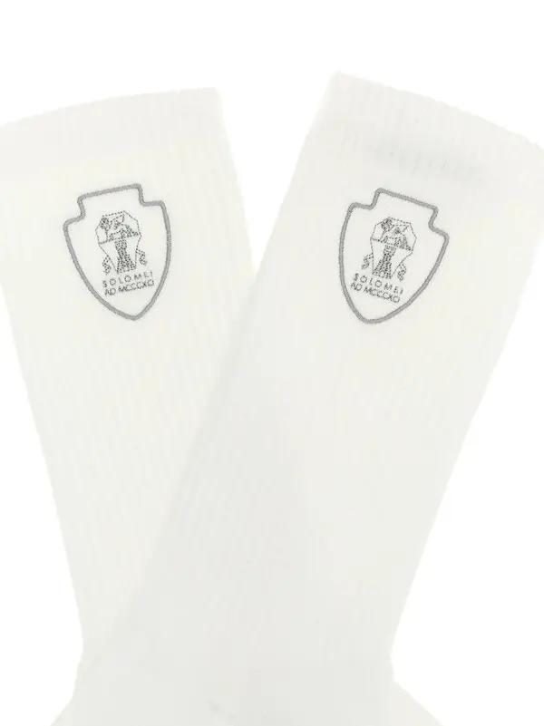 Brunello Cucinelli Tennis' Logo Tights