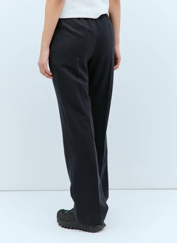 Moncler Wool-blend Drawstring Trackpants - Blue