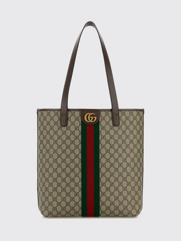 Gucci Ophidia Gg Supreme Canvas Tote Bag - Cream