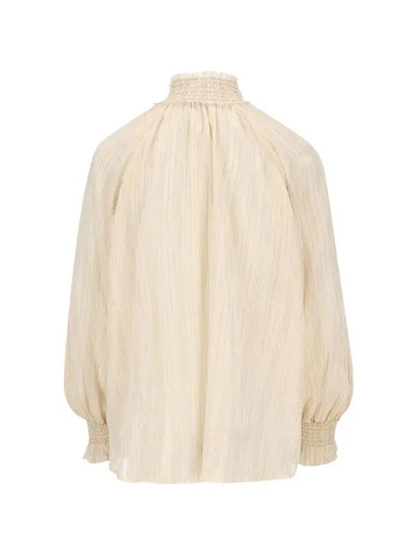 Zimmermann Aster Cotton And Silk Blouse